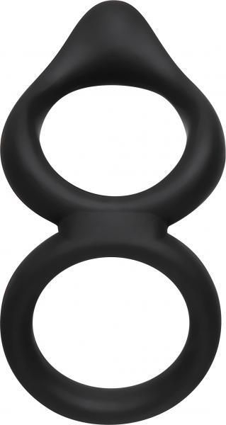 Silicone Dual Ring Clit Tickler Black – Seductive Dreams